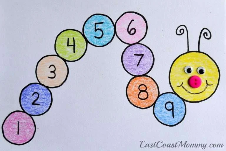 29 Delightful Number 9 Activities for Preschoolers OhMyClassroom.com