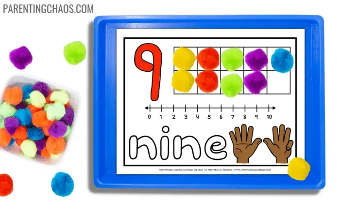 29 Number 9 Activities for Preschoolers - OhMyClassroom.com