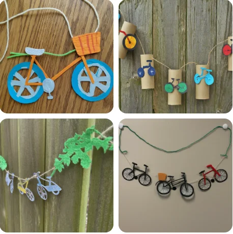 20 Bicycle Crafts for Kids - OhMyClassroom.com