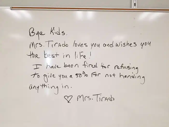 Florida Teacher Fired for Giving Zeros — And Left a Message Her ...